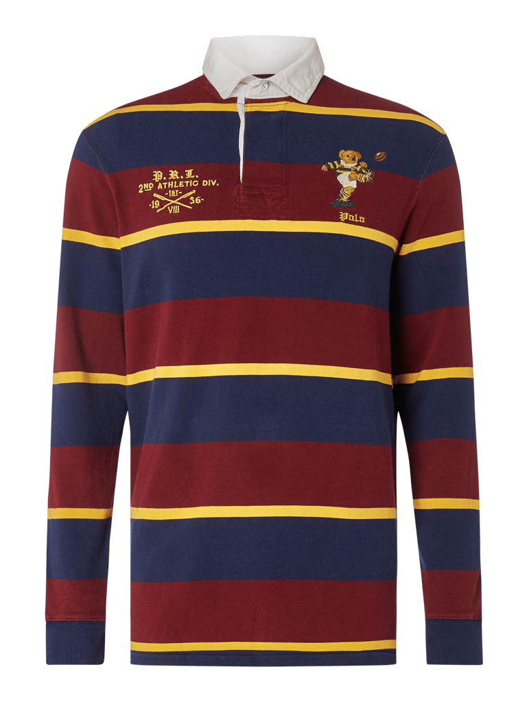 Polo Ralph Lauren Rugby-Shirt mit Streifenmuster (bordeaux) online kaufen
