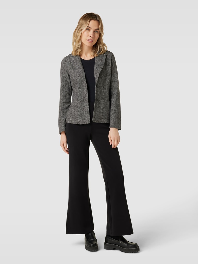 Marc O'Polo Blazer mit Fischgrat-Dessin (black) online kaufen