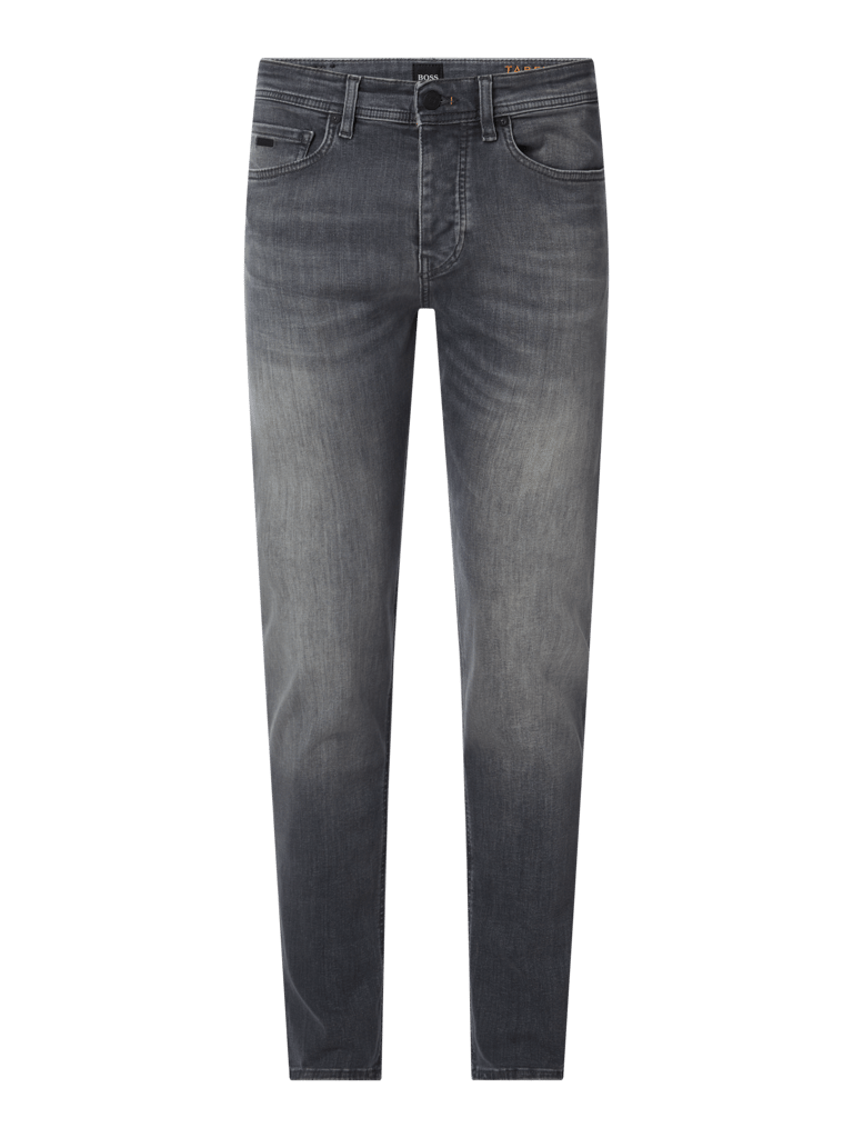 BOSS Orange Tapered Fit Jeans mit Stretch-Anteil (hellgrau) online kaufen