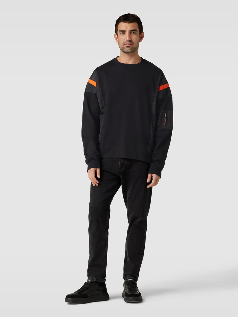 ELIAS RUMELIS Sweatshirt mit Armtasche Modell 'Geoffrey' (black) online ...