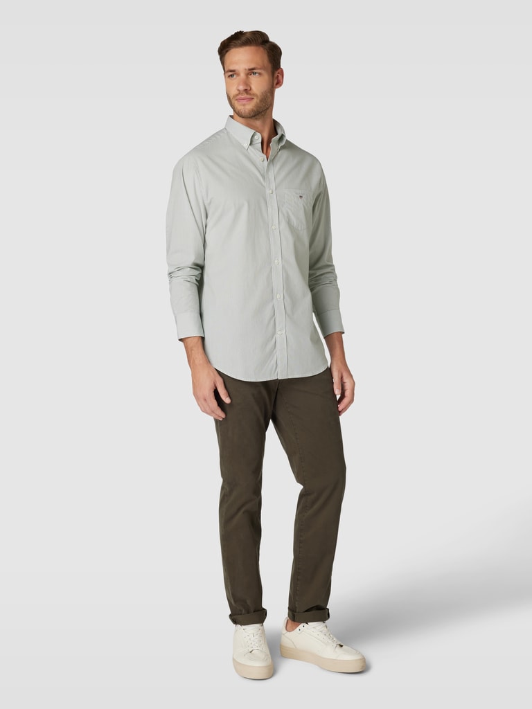 Brax Hose im 5-Pocket-Design Modell 'Cadiz' (oliv) online kaufen