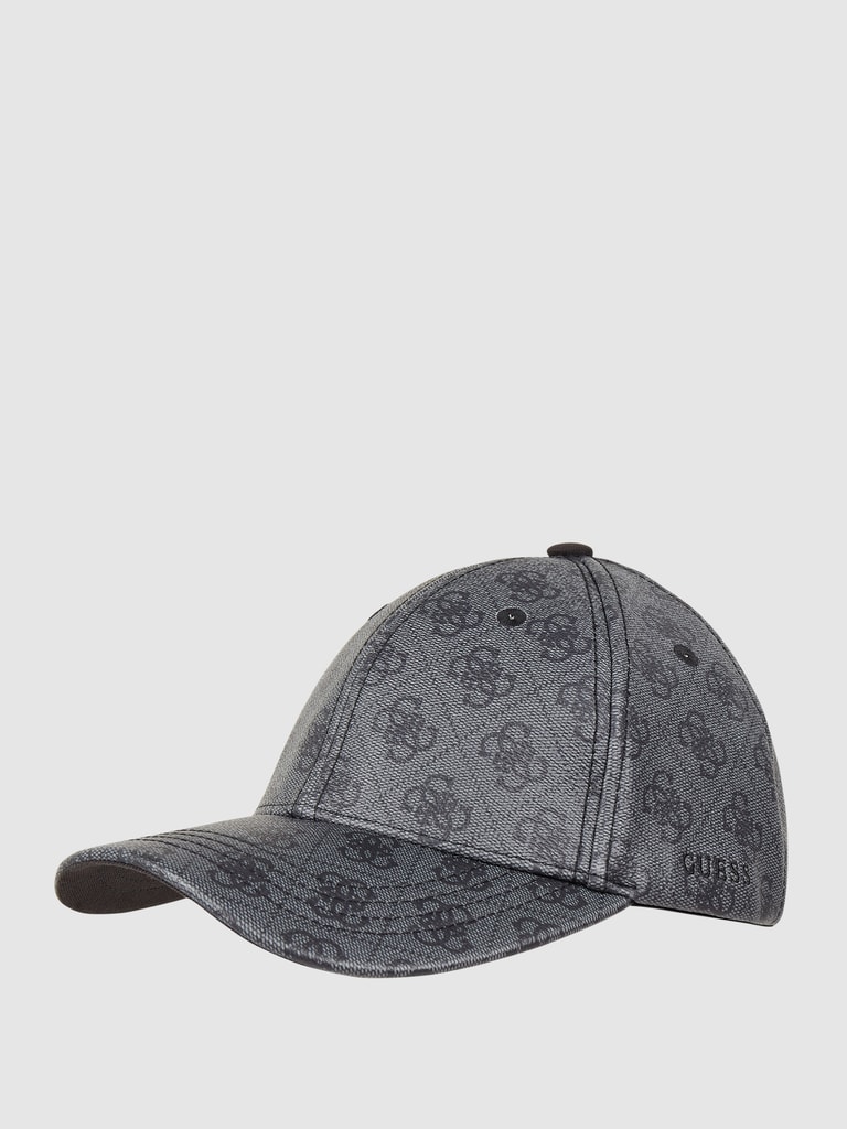 GUESS Cap mit Logo-Muster (anthrazit) online kaufen