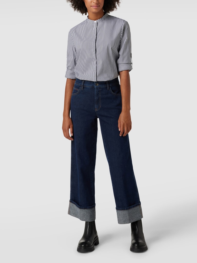 BOSS Orange Hemdbluse mit Streifenmuster (marine) online kaufen