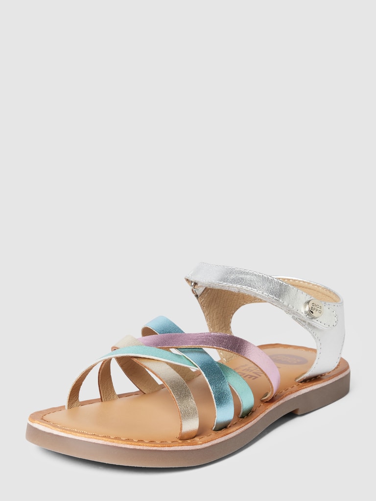 Gioseppo Teenslippers met labeldetails, model 'SIMAO' in zilver online ...