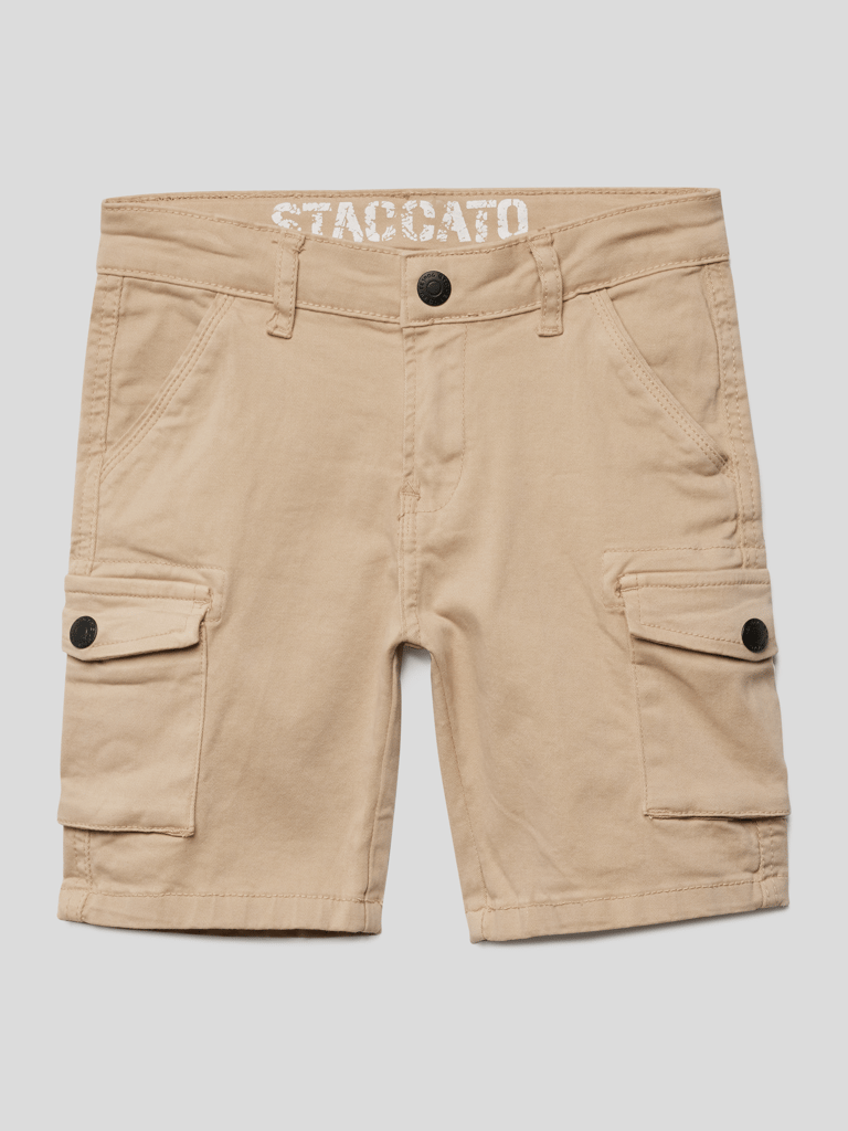 Staccato Cargoshorts mit Label-Patch (beige) online kaufen