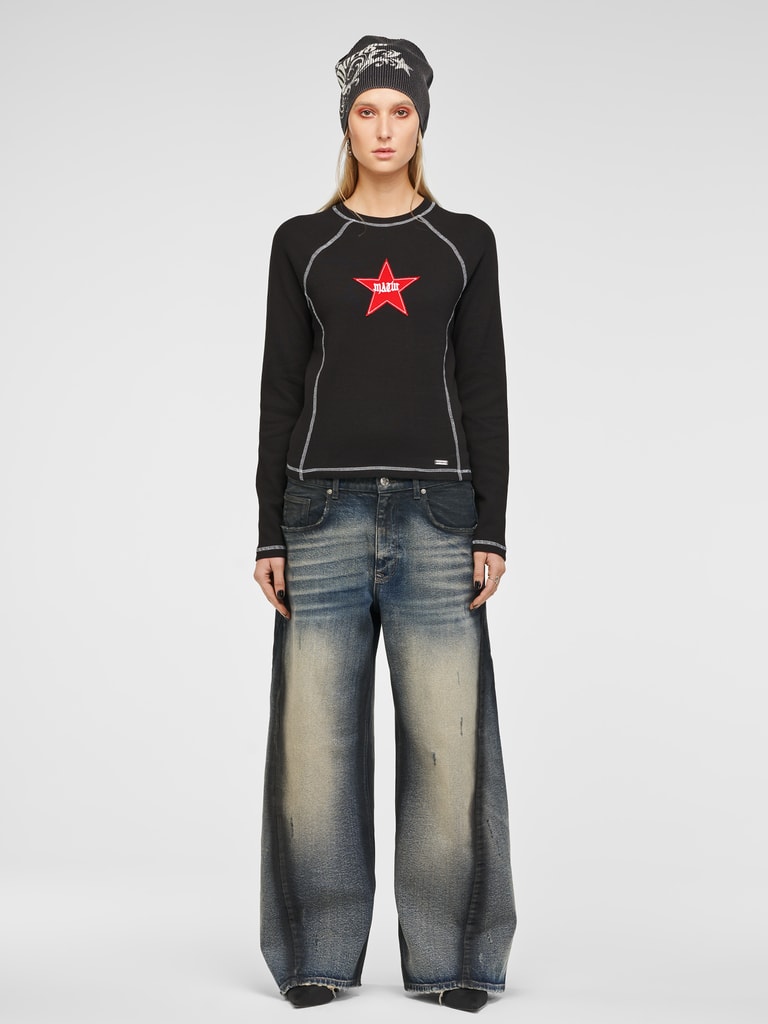 Review X MATW Longsleeve mit Label-Patch - REVIEW X MATW (black) online ...