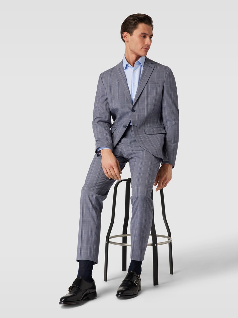 SELECTED HOMME Sakko mit Karomuster (blau) online kaufen