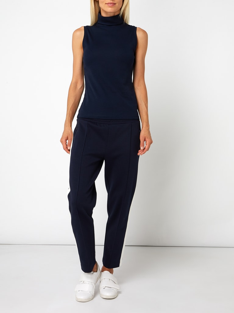 Montego Top mit umgelegtem Stehkragen (marineblau) online kaufen