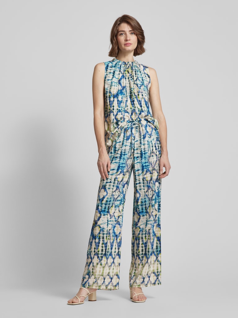 Emily Van den Bergh Blusentop im Batik-Look (blau) online kaufen