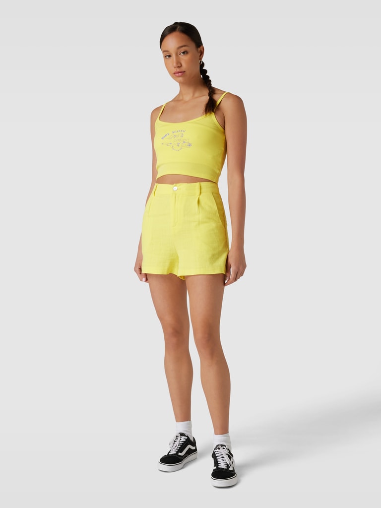 Review Korte top met ANGEL-print in neongeel online kopen | P&C