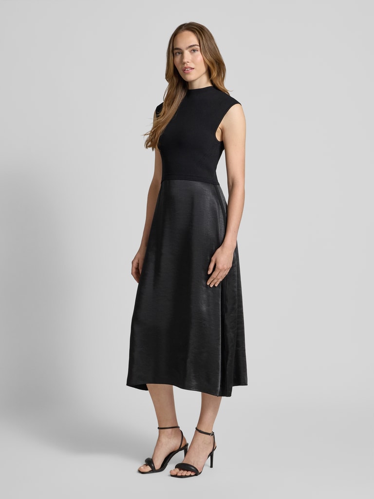 BOSS Tailliertes Strickkleid mit Rock aus Satin Modell 'FERDOLINI ...