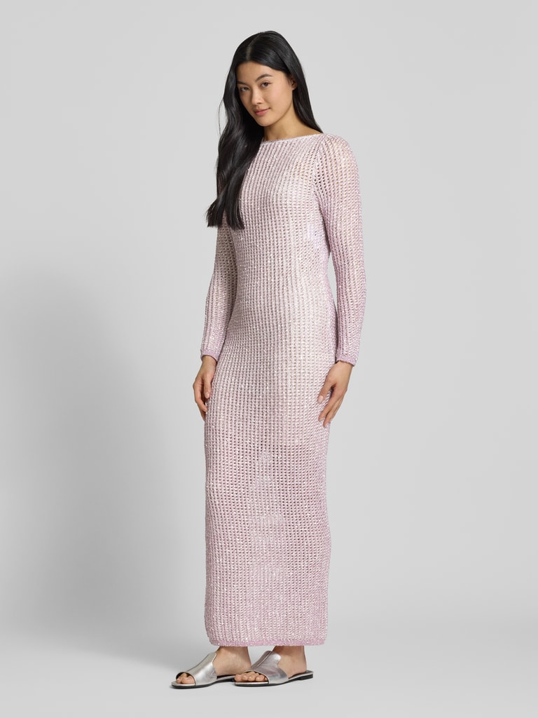 Marc Cain Strickkleid mit U-Boot-Ausschnitt (flieder) online kaufen