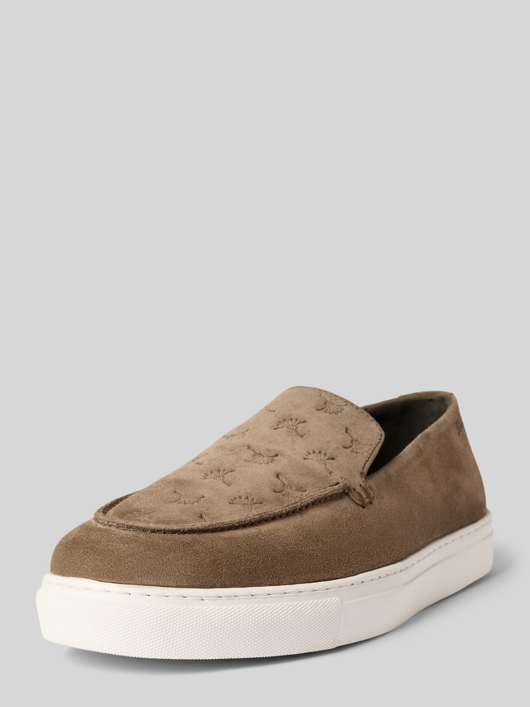 JOOP! SHOES Loafers van leer met gladde zool in beige online kopen | P&C