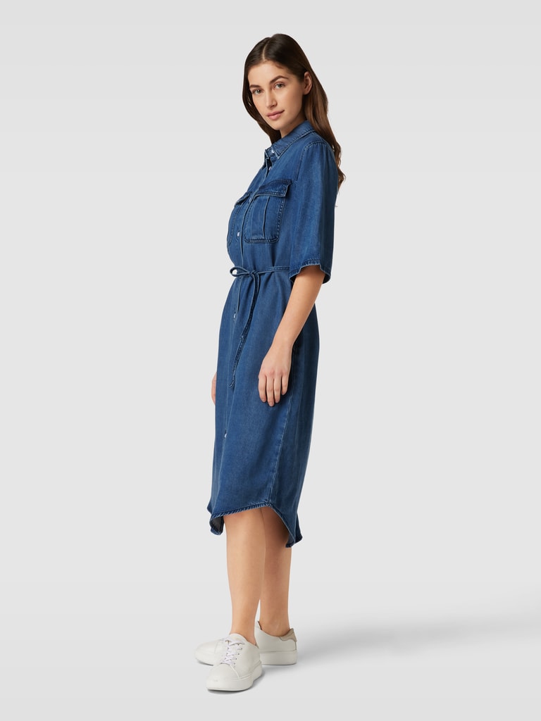 Soft Rebels Midikleid in Denim-Optik Modell 'Keslie' (blau) online kaufen