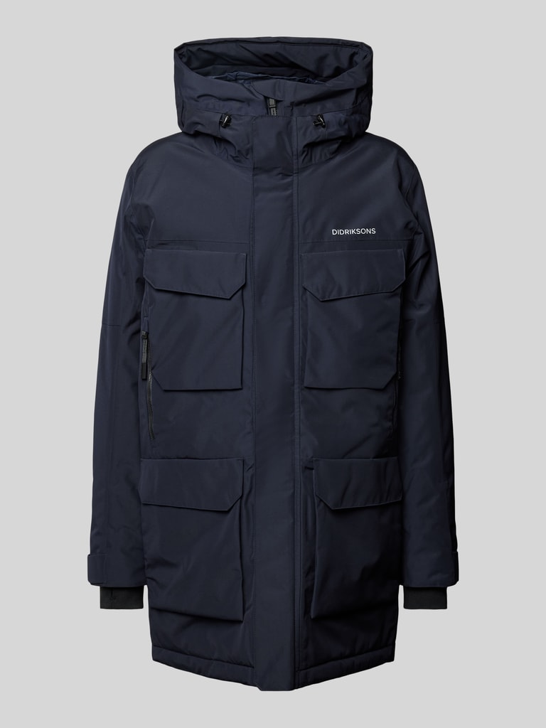 Didriksons Parka met klepzakken, model 'ADAM' in blauw online kopen | P&C