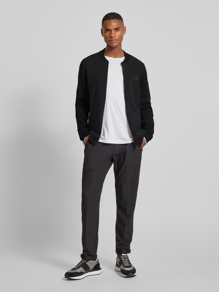 BOSS Green Jack met labelprint, model 'Ever' in zwart online kopen | P&C