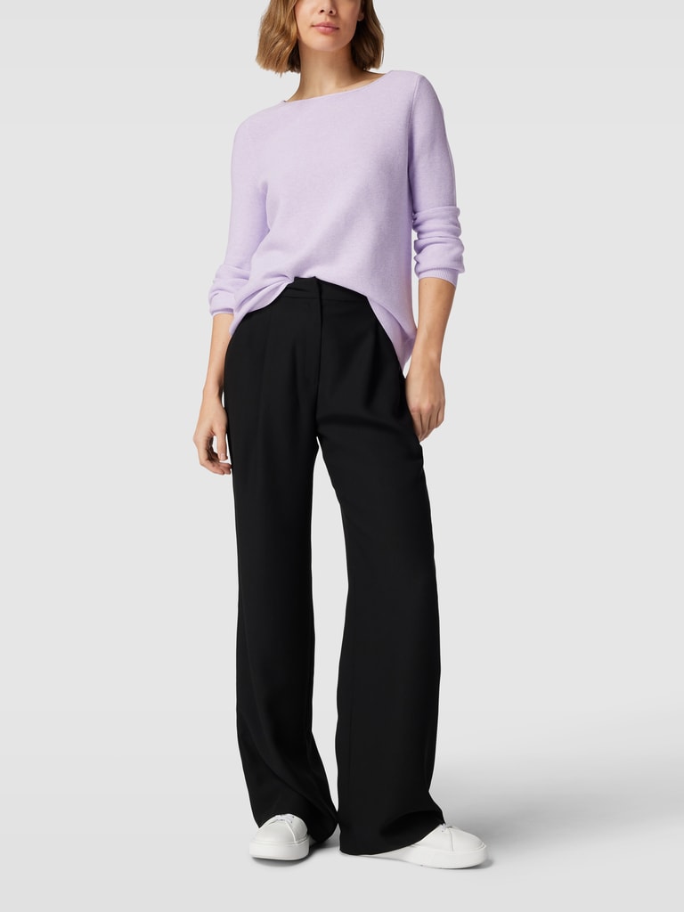 Christian Berg Woman Strickpullover mit U-Boot-Ausschnitt (flieder melange) online kaufen