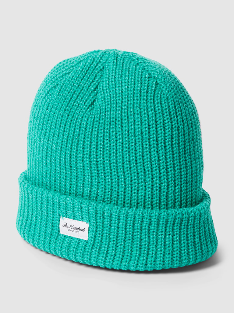 The Hundreds Beanie in Strick-Optik Modell 'Crisp' (petrol) online kaufen