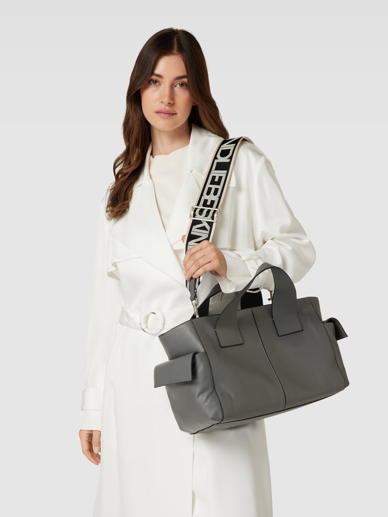 LIEBESKIND BERLIN Shopper mit Label-Details Modell 'Sienna' (dunkelgrau) online kaufen