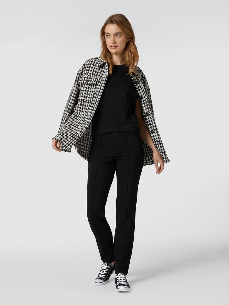 Kup online MAC Spodnie z dodatkiem streczu i przeszytymi kantami model ...