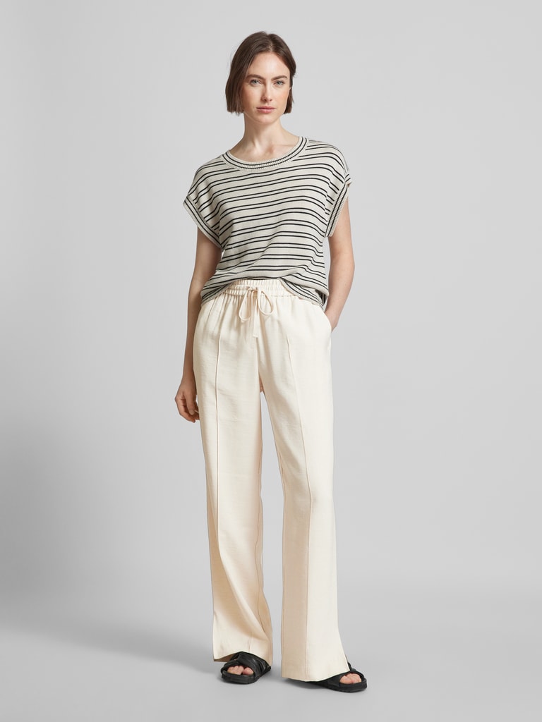 Someday Regular fit stoffen broek met vaste persplooien, model 'Contri ...
