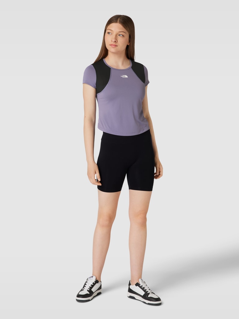 The North Face T-Shirt mit Label-Print Modell 'LIGHTBRIGHT' (black ...