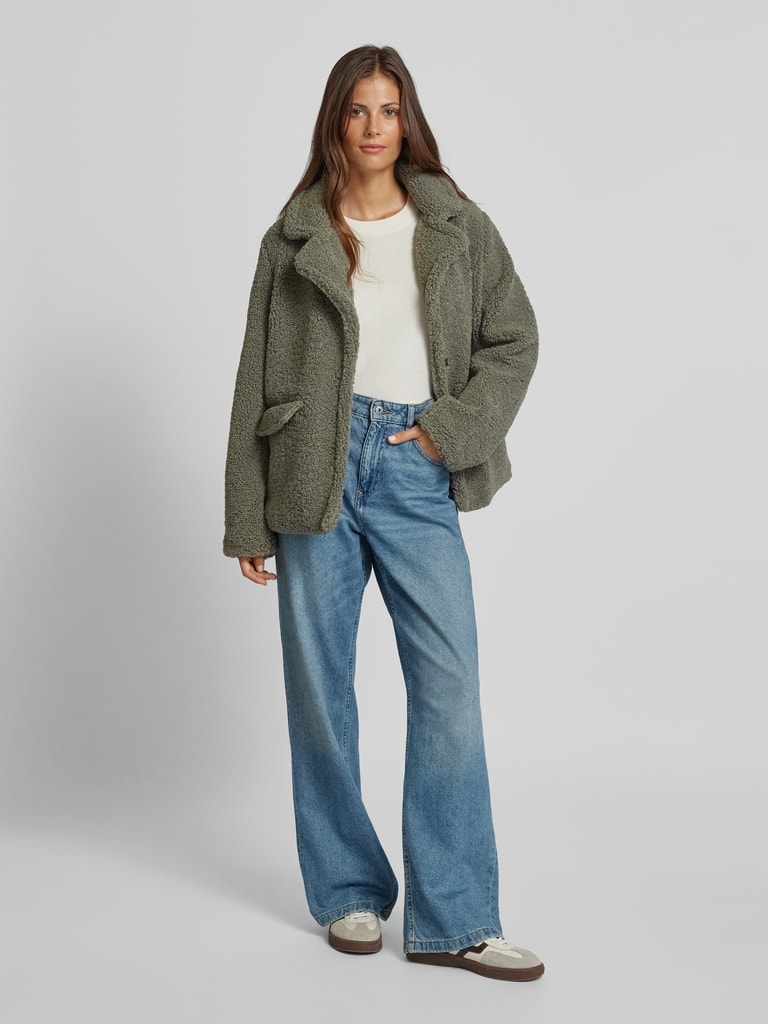 Kup online ICHI Kurtka z efektem melanżu model ‘GOLUVA’ (zielony)