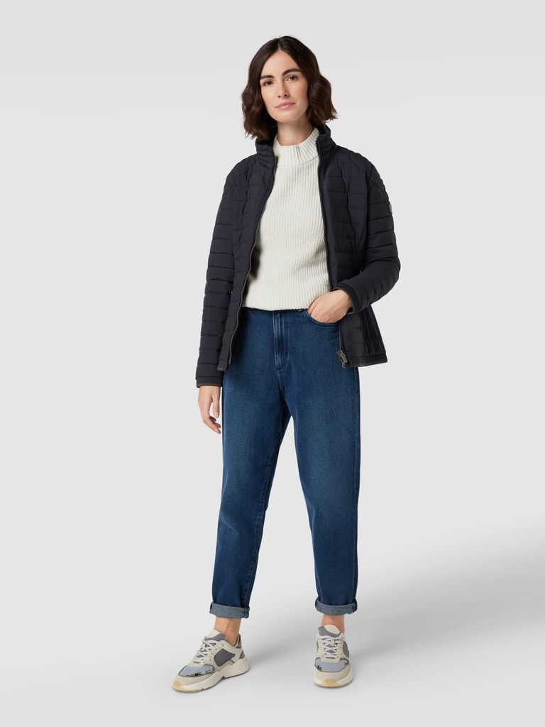 Wellensteyn Helium Short 719 functioneel jack met opstaande kraag in marineblauw online kopen | P&C