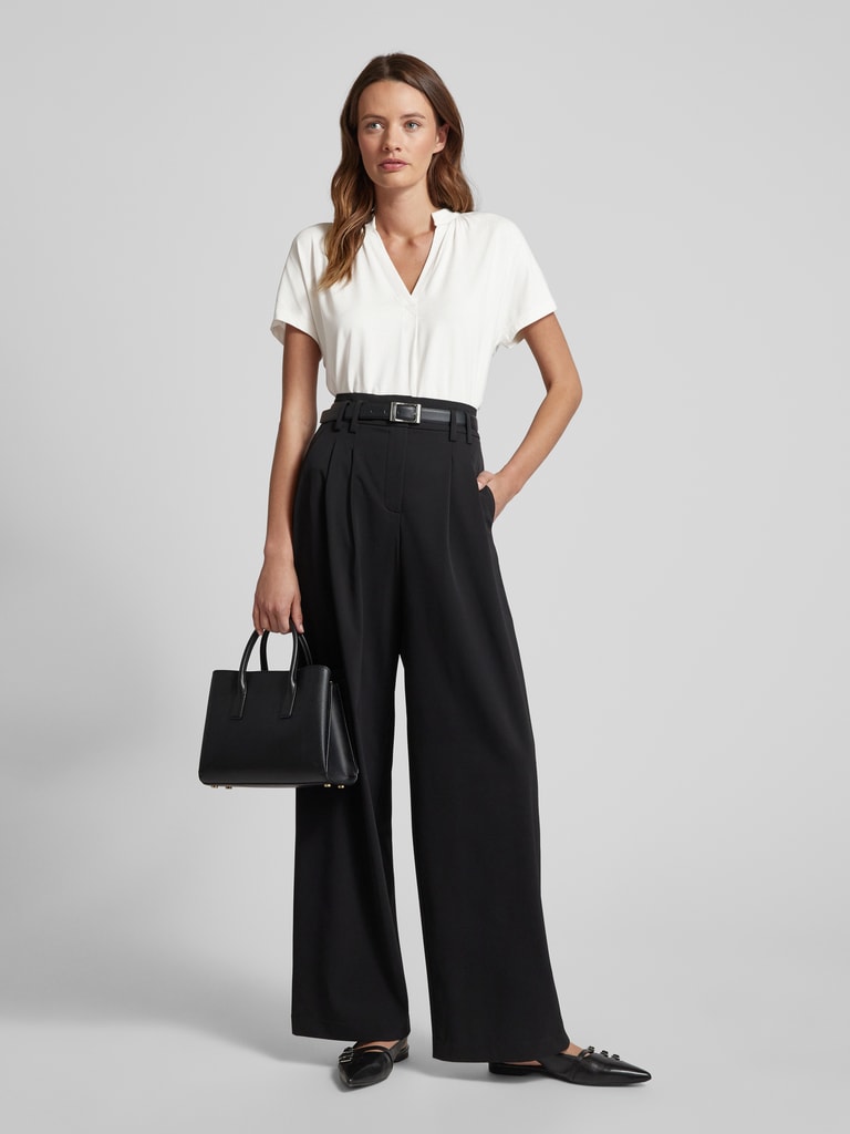 MOS MOSH T-Shirt mit V-Ausschnitt Modell 'Shira' (ecru) online kaufen