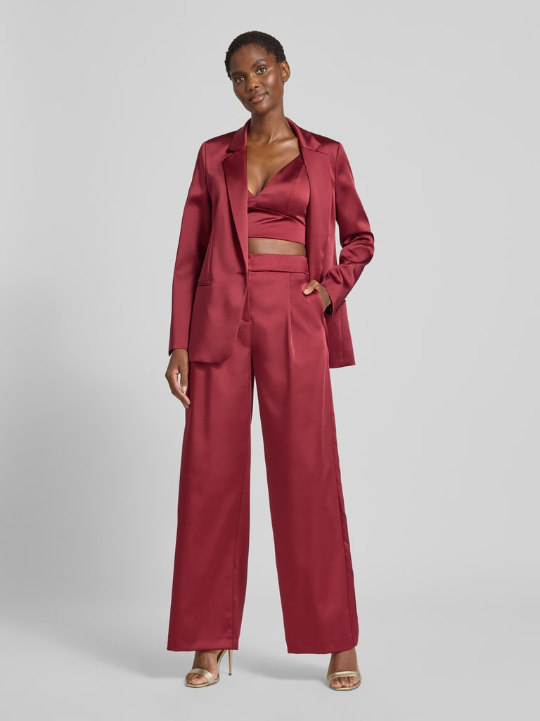 Jake*s Cocktail Crop Top mit Herz-Ausschnitt (bordeaux) online kaufen