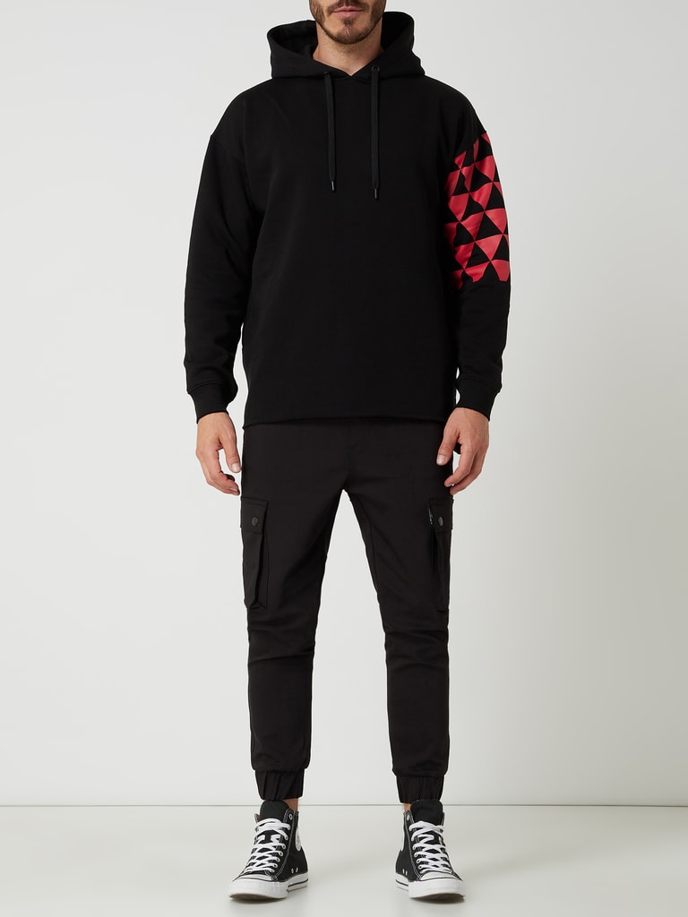 Be Edgy Hoodie mit überschnittenen Schultern 'Be Adrian' (black) online ...