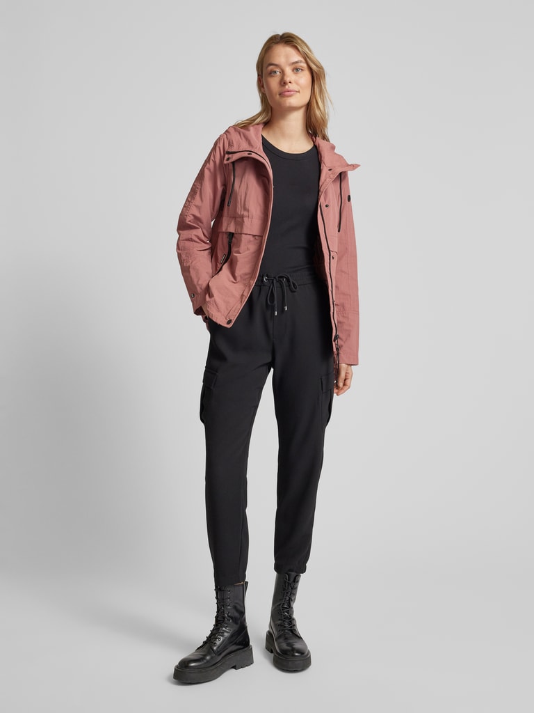 khujo Damen Jacke mit Kapuze Modell 'ZAHIRA5' (altrosa) online kaufen