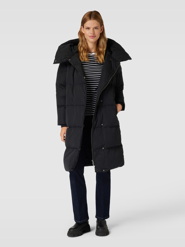 Object Donsjack met vulling van dons en veren, model 'Louise' in zwart online kopen | P&C