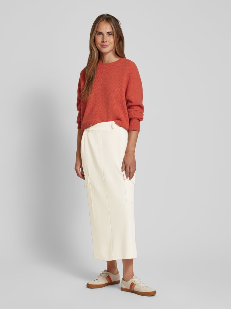 Soyaconcept Midirok met cargozakken, model 'SIHAM' in offwhite online ...