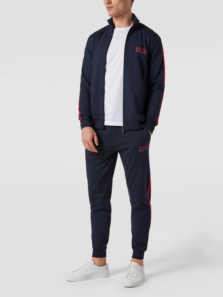 BOSS Sweatpants mit Label-Print Modell 'Authentic Pants' (dunkelblau ...
