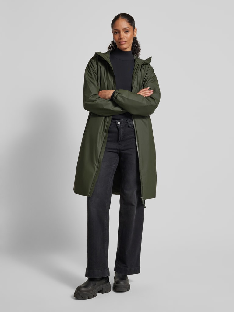 Parka Mit Lederrmel Damen