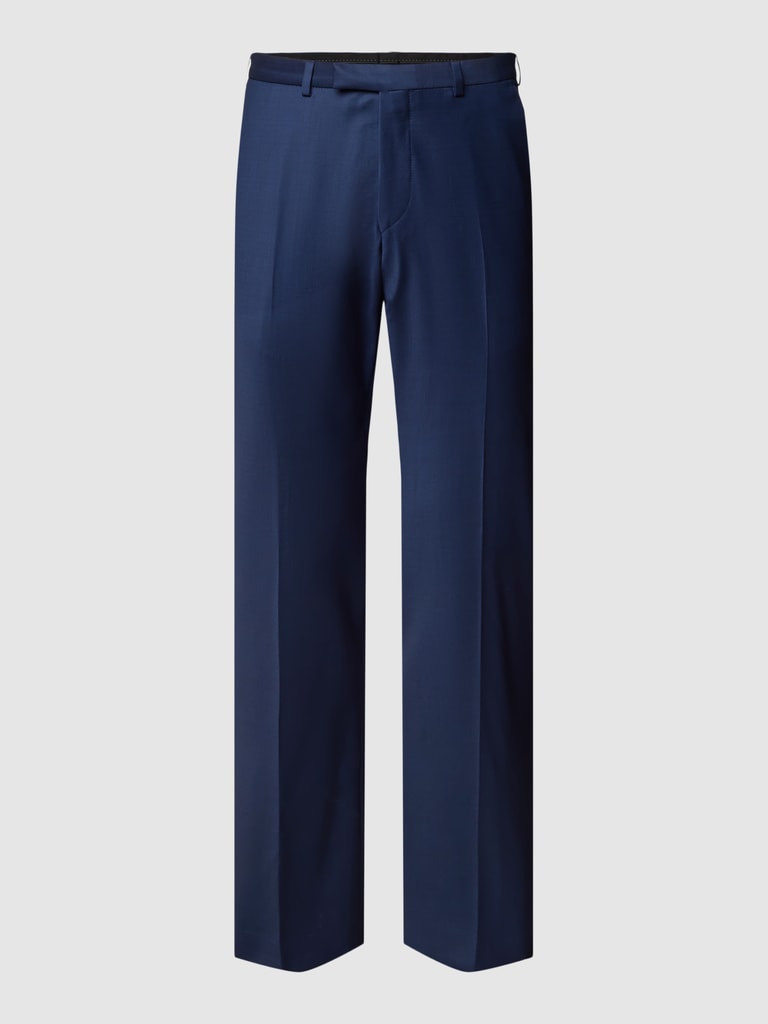 DIGEL Slim Fit Anzughose mit Bügelfalten Modell 'Falk' (blau) online kaufen