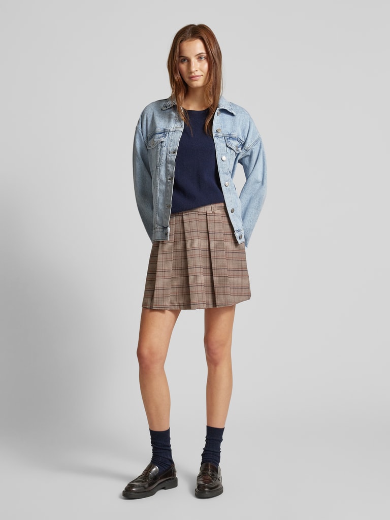 Vero Moda Regular fit jeansjack van katoenmix met fly-away-kraag, model ...