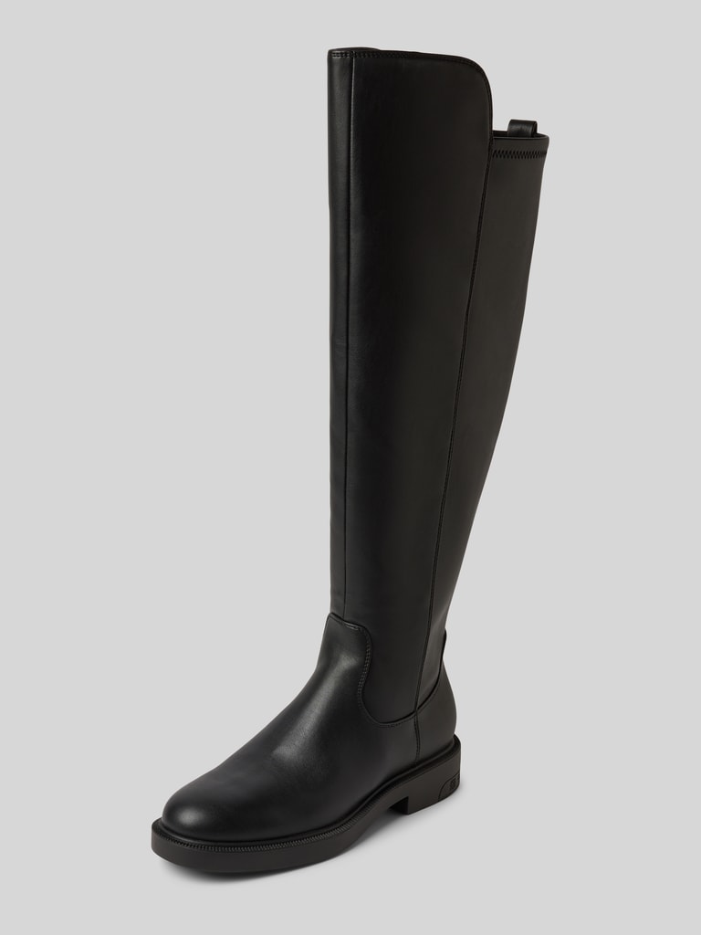 Guess Overknees in Leder-Optik Modell 'Fyza' (black) online kaufen