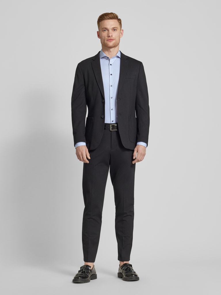 OLYMP No. Six Super Slim Fit Business-Hemd mit Haifischkragen (bleu ...