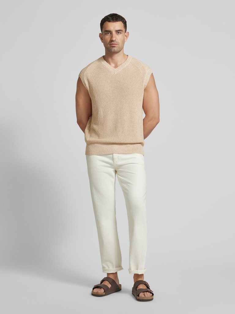 CK Calvin Klein Pullunder mit Zopfmuster (beige) online kaufen