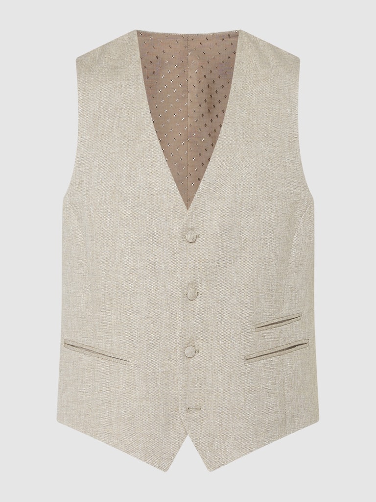 DIGEL Weste mit Paspeltaschen Modell 'LAURENT' (sand) online kaufen