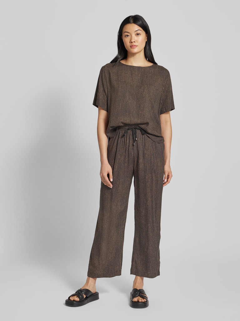 OPUS Stoffen broek met verkorte pasvorm, model 'MAHOLA' in lichtbruin ...