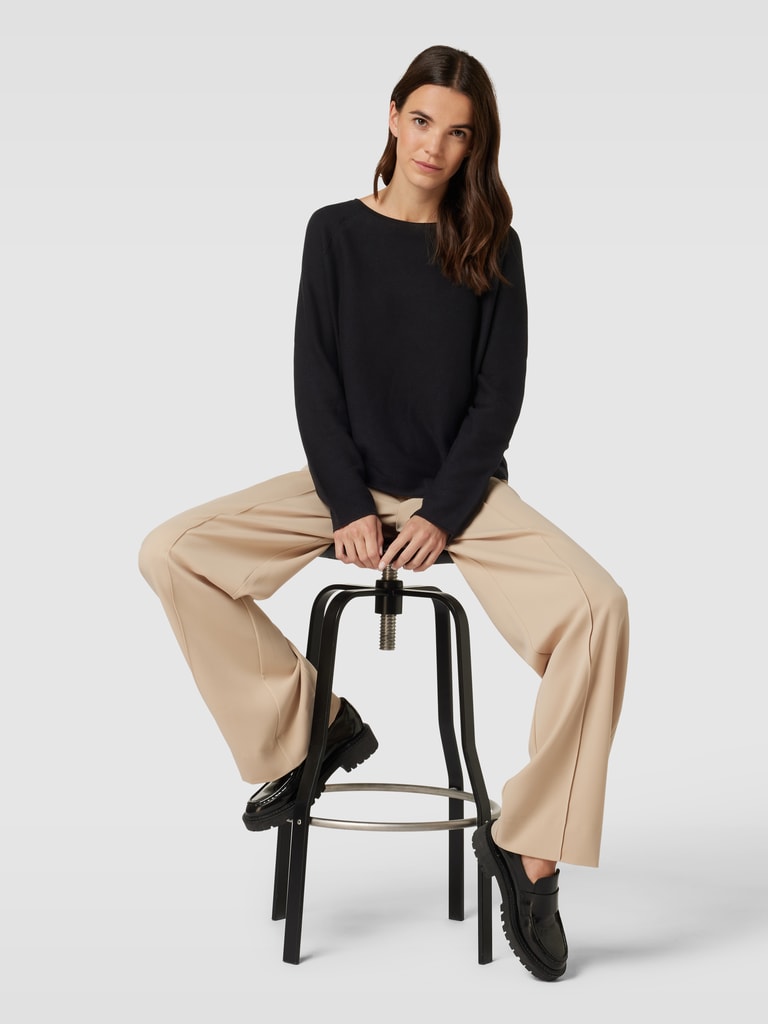 CINQUE Strickpullover mit Rundhalsausschnitt Modell 'ELLA' (black) online kaufen