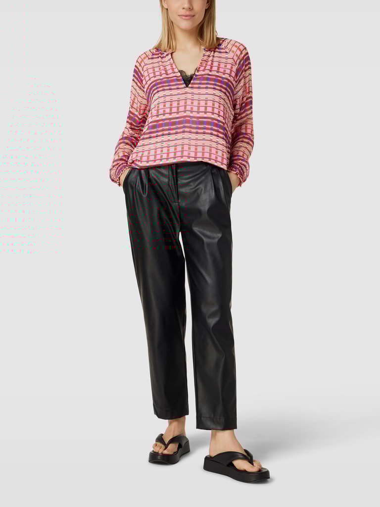 Esprit Collection Bluse mit Allover-Muster (rosa) online kaufen
