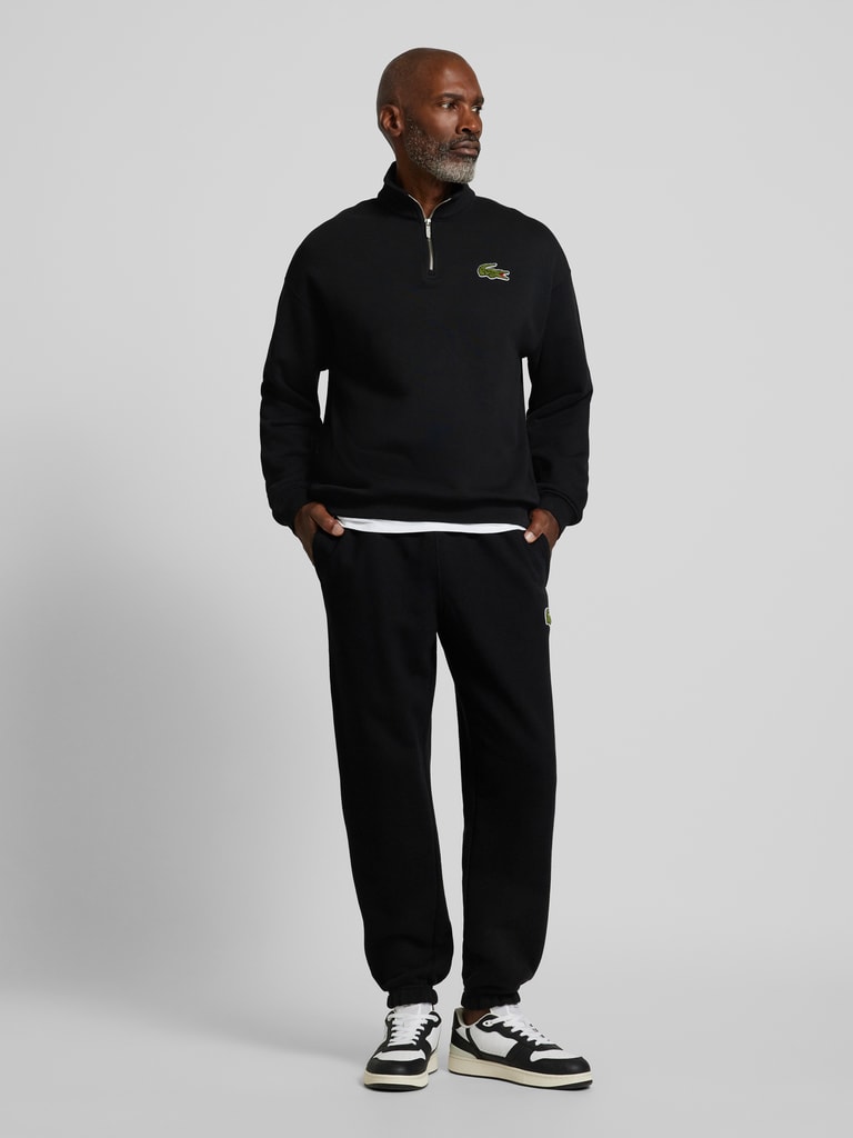 Lacoste Sweatpants mit Logo-Patch (black) online kaufen