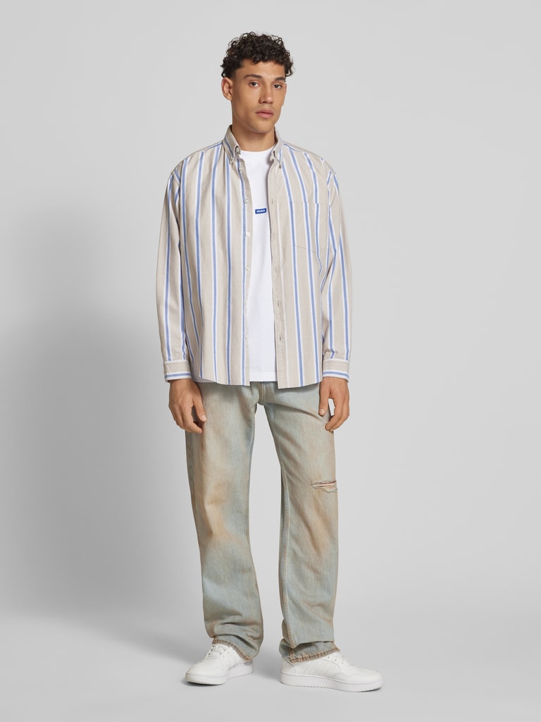 Hugo Blue Jeans mit 5-Pocket-Design Modell 'Nate' (hellblau) online kaufen