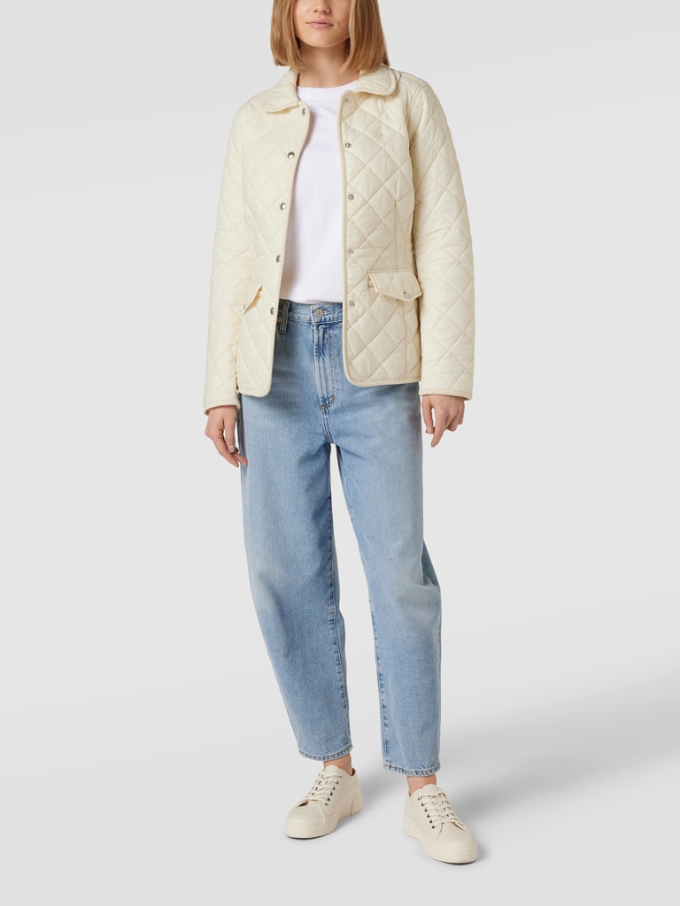 Polo Ralph Lauren Steppjacke mit Logo-Stitching (offwhite) online kaufen