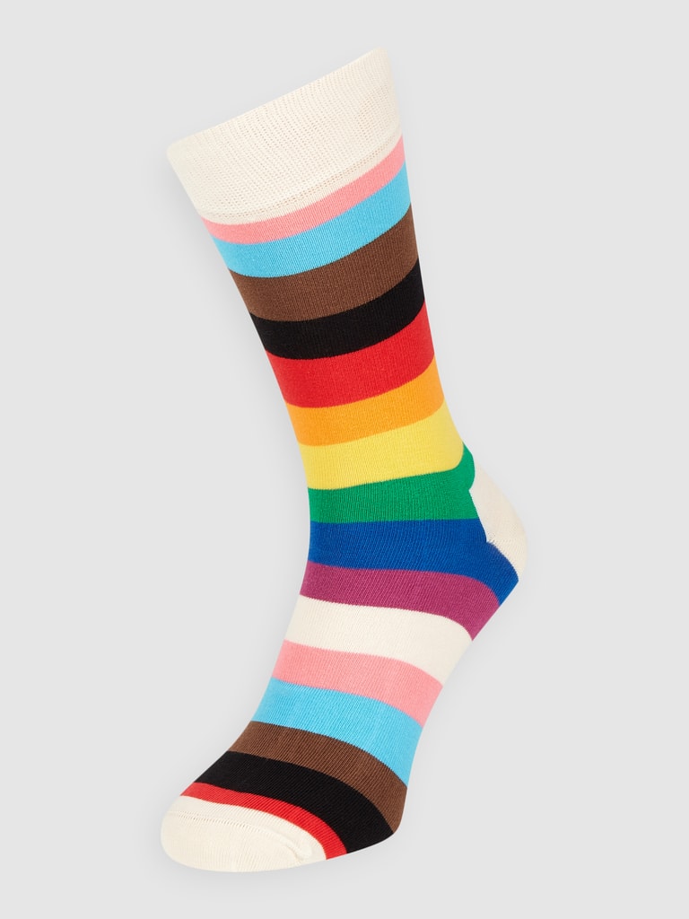 Kup online Happy Socks Skarpety z paskami w kontrastowym kolorze model ‘Pride Stripe’ (złamany ...