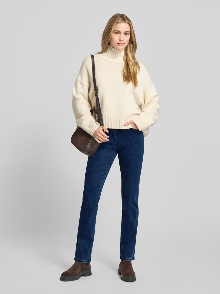 Raphaela By Brax Jeans met elastische band, model 'Pamina' in blauw ...